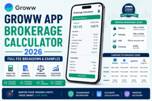 Groww App Brokerage Calculator 2026 - Full Fee Breakdown & Examples